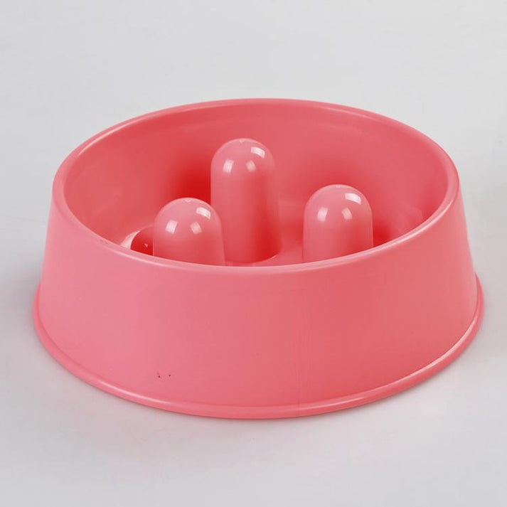 2 x XL Pet Anti Gulp Feeder Bowl Dog Cat Puppy slow food Interactive D ...
