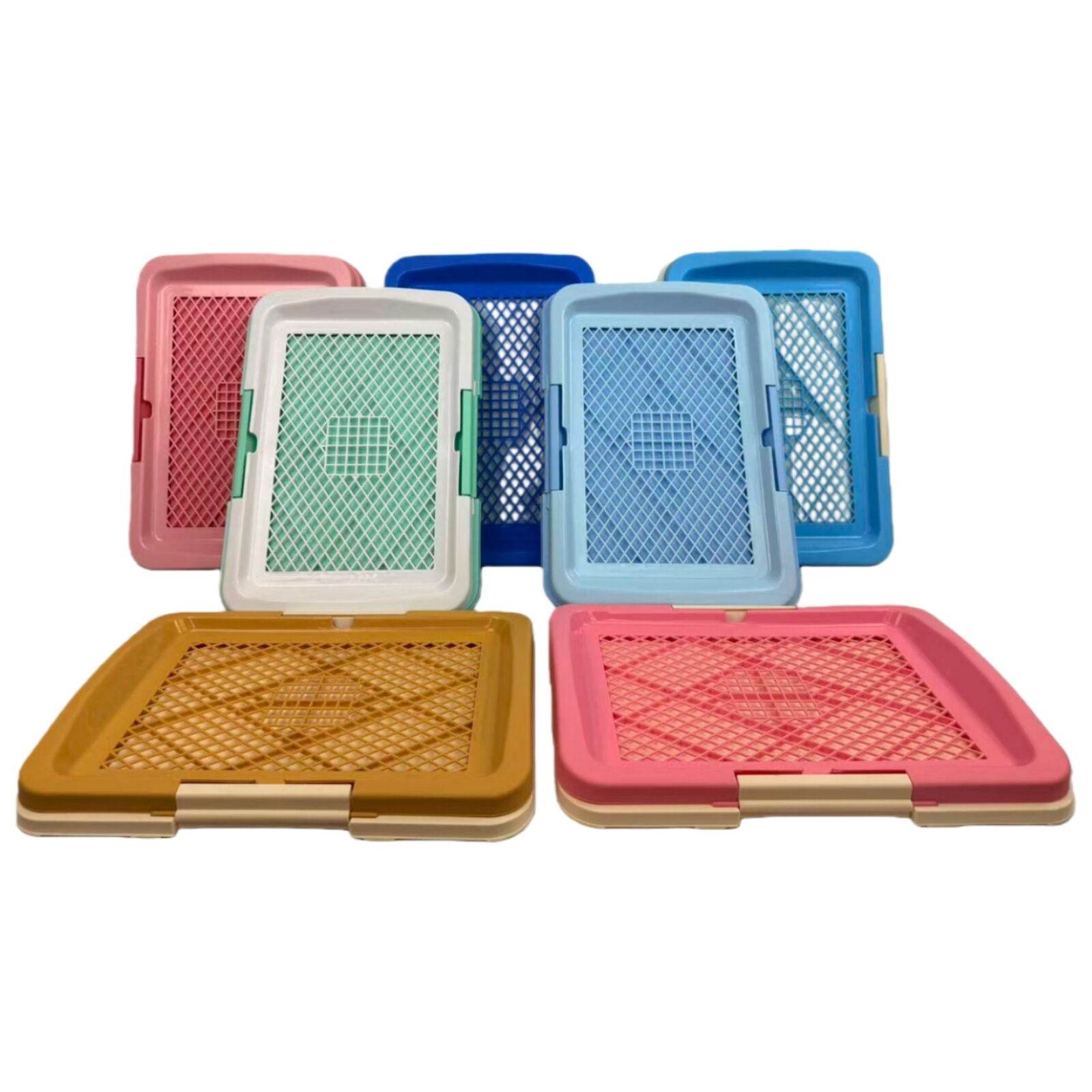Small Portable Dog Potty Training Tray Pet Puppy Toilet Trays Loo Pad ...
